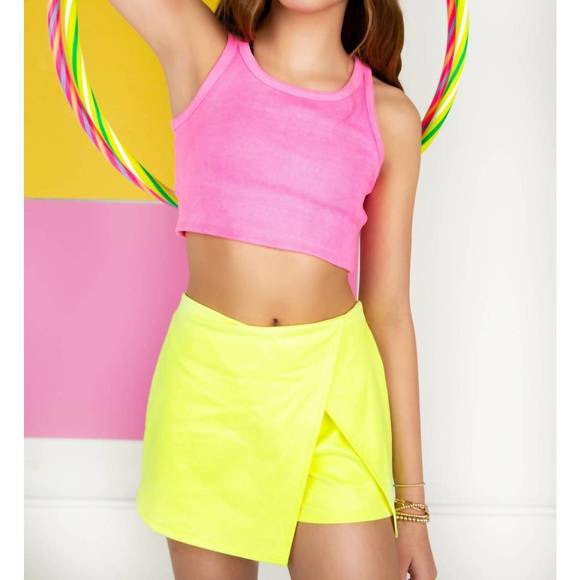 Flowers by Zoe | Shirts & Tops | New Flowers By Zoe Crop Tank In Pink ...
